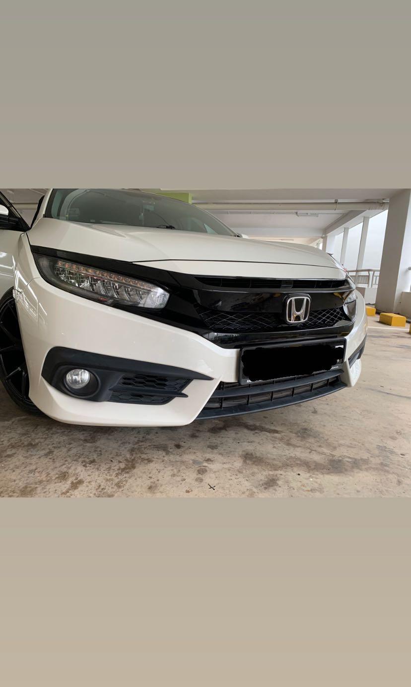 Honda Civic FC type r / FC 450 front honeycomb Si grill FC1 FC5 CIVICX ...