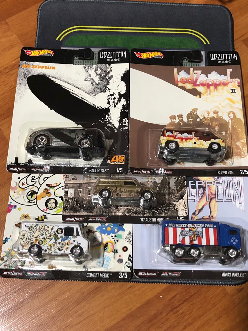 Hot Wheels Pop Culture - Led Zeppelin Set, Hobbies & Toys, Toys & Games ...