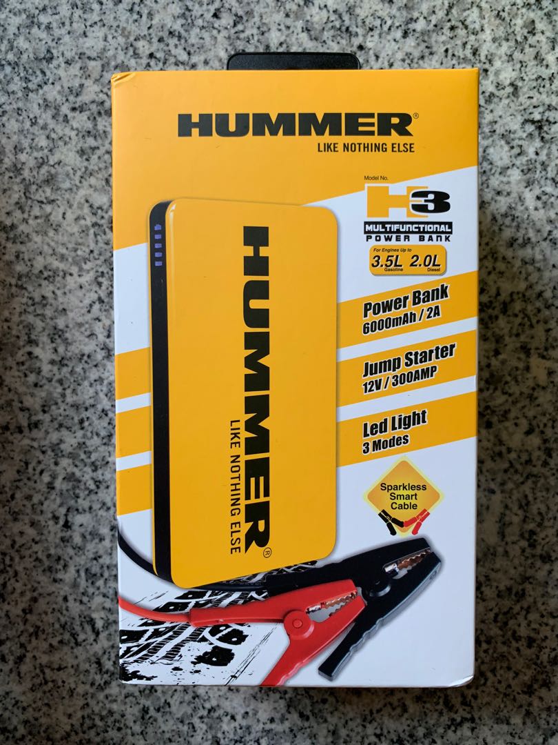 Hummer H3 Multifunctional Power Bank Jump Starter, Car Accessories ...