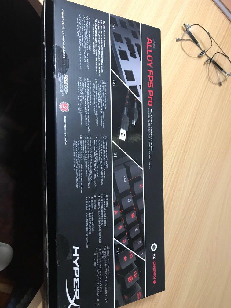 HyperX Alloy FPS Pro Tenkeyless Mechanical Gaming Keyboard [Cherry MX ...
