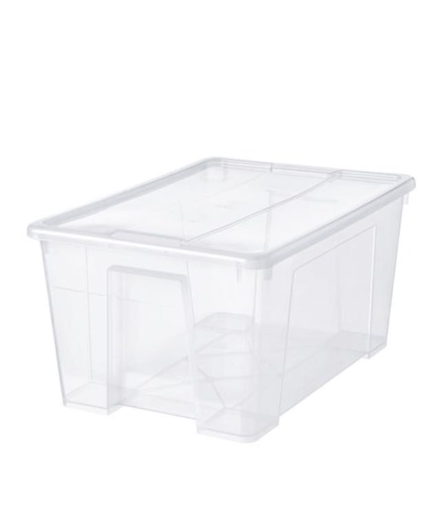 Ikea samla with lid, Furniture & Home Living, Home Improvement ...