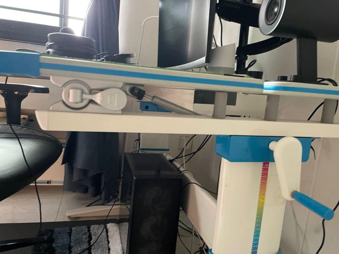 IMPACT Ergonomic study table, Furniture & Home Living, Furniture ...