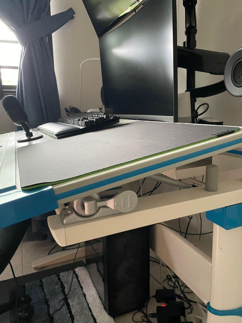 IMPACT Ergonomic study table, Furniture & Home Living, Furniture ...