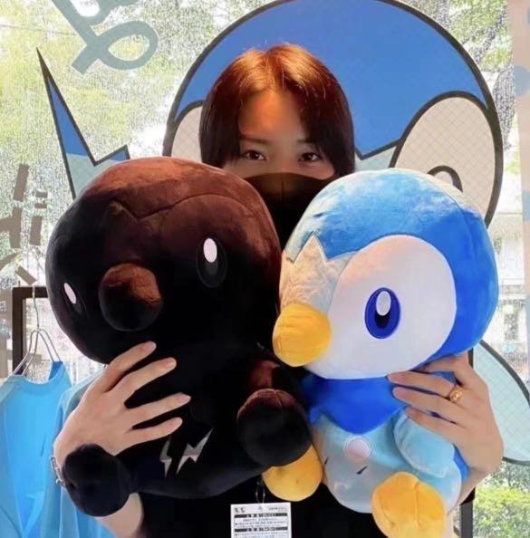 [In Stock] Fragment x Pokemon Piplup Thunderbolt Project Plush Doll ...