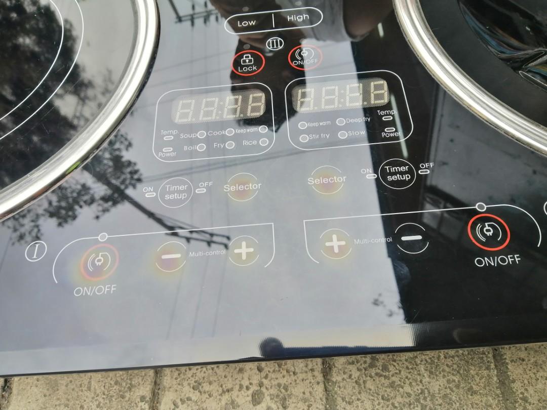 Induction cooker triple plate price 3500 pesos makati pick up ...