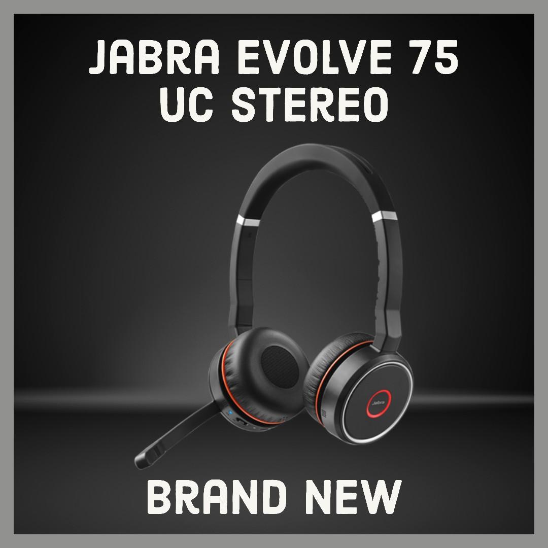 Jabra Evolve Uc Stereo Audio Headphones Headsets On Carousell