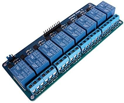 JBtek 8 Channel DC 5V Relay Module for Arduino Raspberry Pi DSP AVR PIC ...