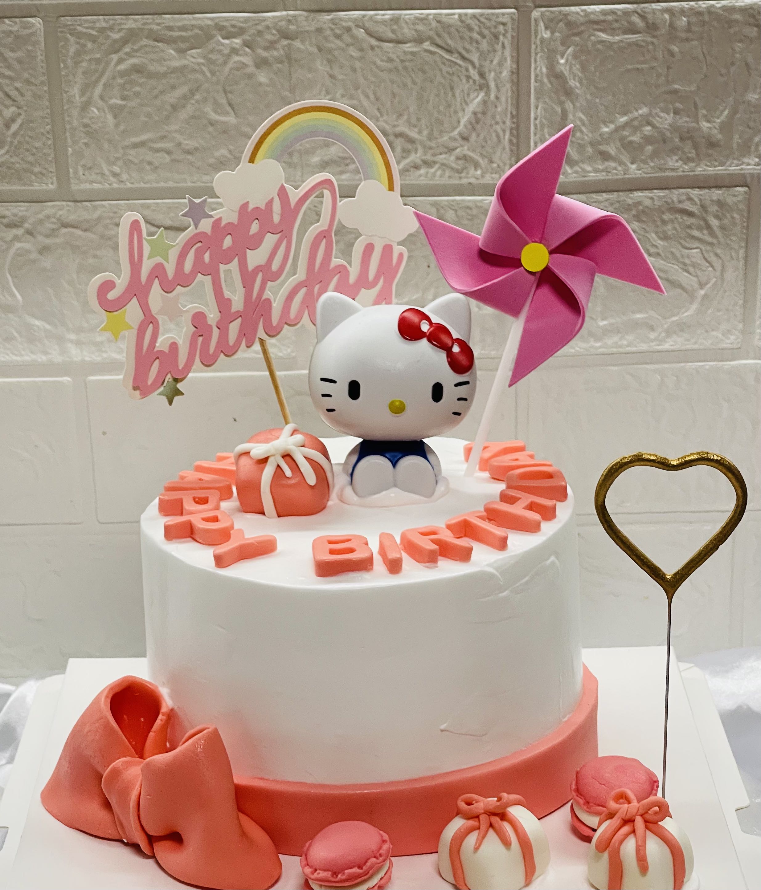 Kitty Birthday Cake, Food & Drinks, Homemade Bakes on Carousell