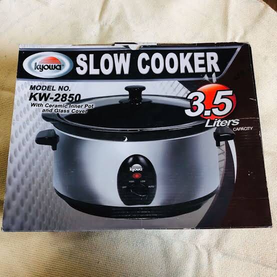 Kyowa Slow Cooker with Ceramic Inner Pot and Glass Cover, TV & Home ...