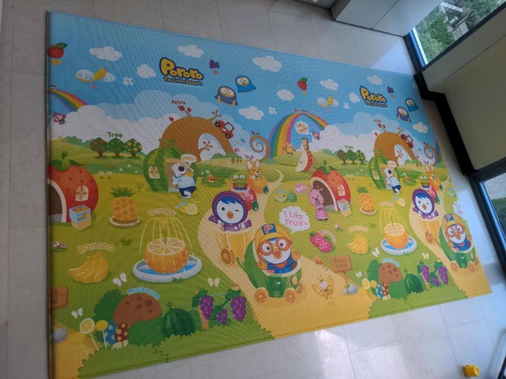 Large Pororo Parklon playMat (FREE DELIVERY), Babies & Kids, Baby ...