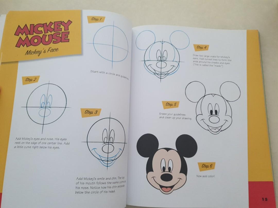 Learn to draw Disney mickey mouse and kids draw book of everything ...