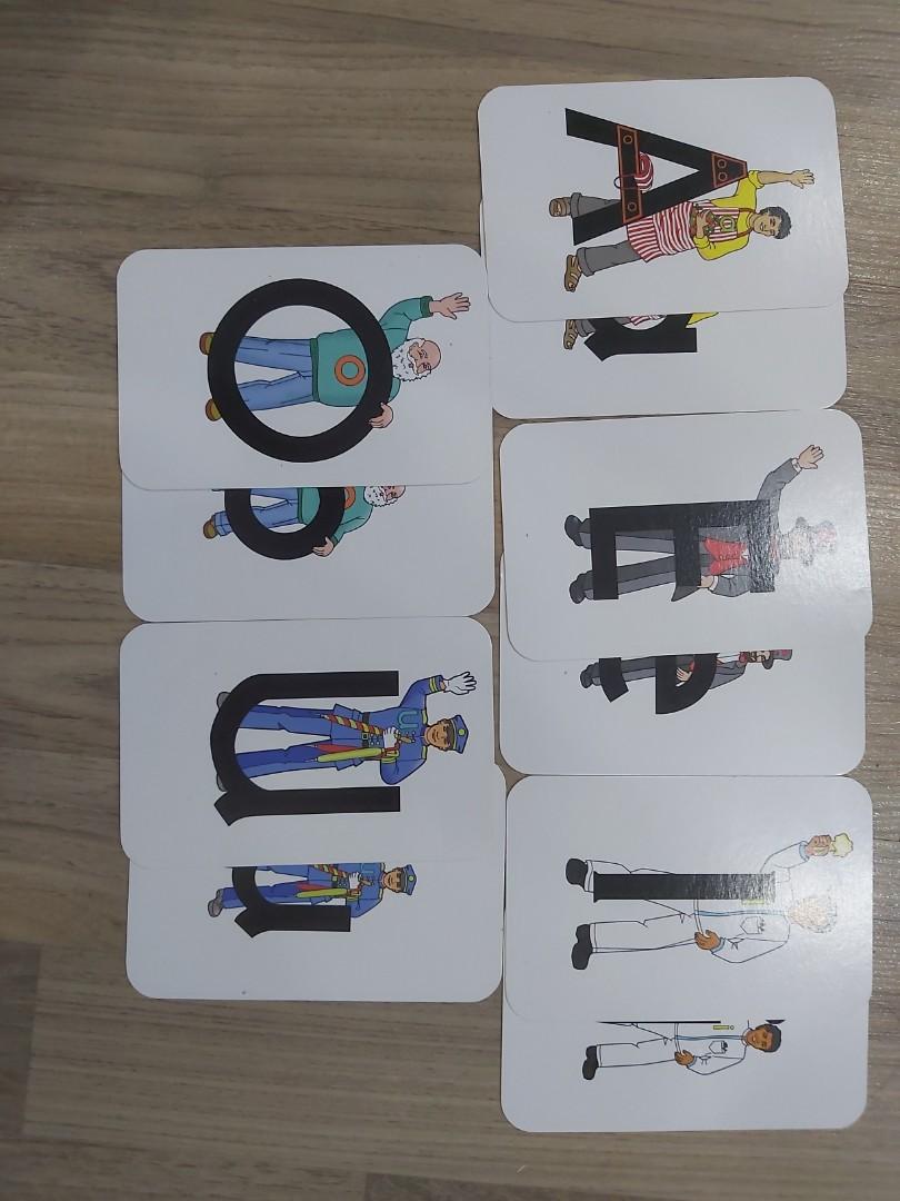 Letterland First Reading Flashcards, Hobbies & Toys, Toys & Games on ...