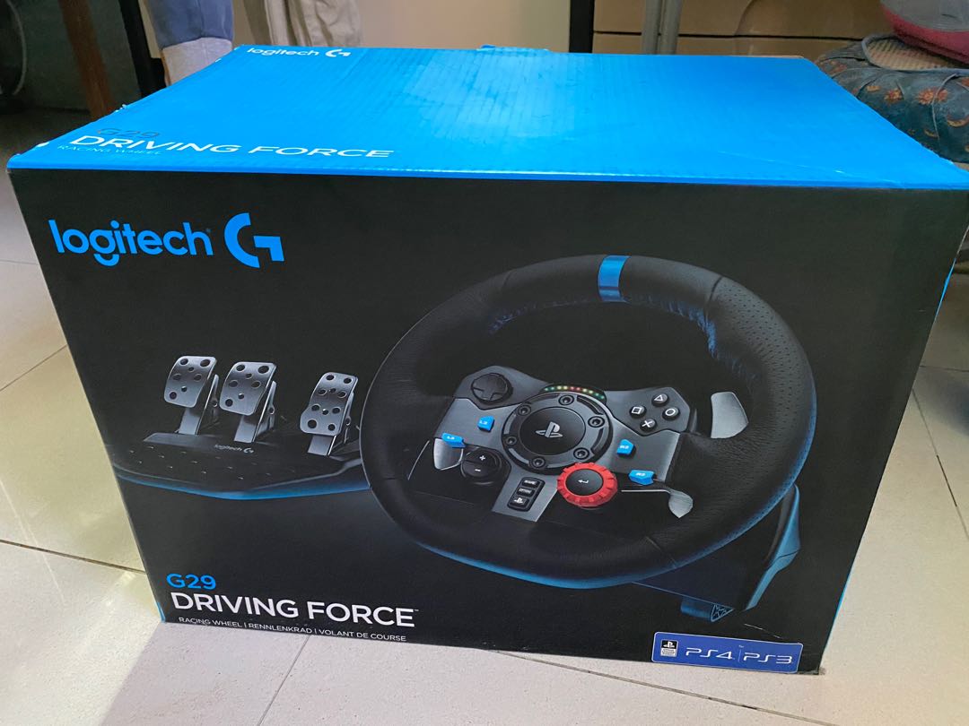 Logitech G29 + gear shifter, 電腦＆科技, 電腦周邊及配件, 其他 - Carousell