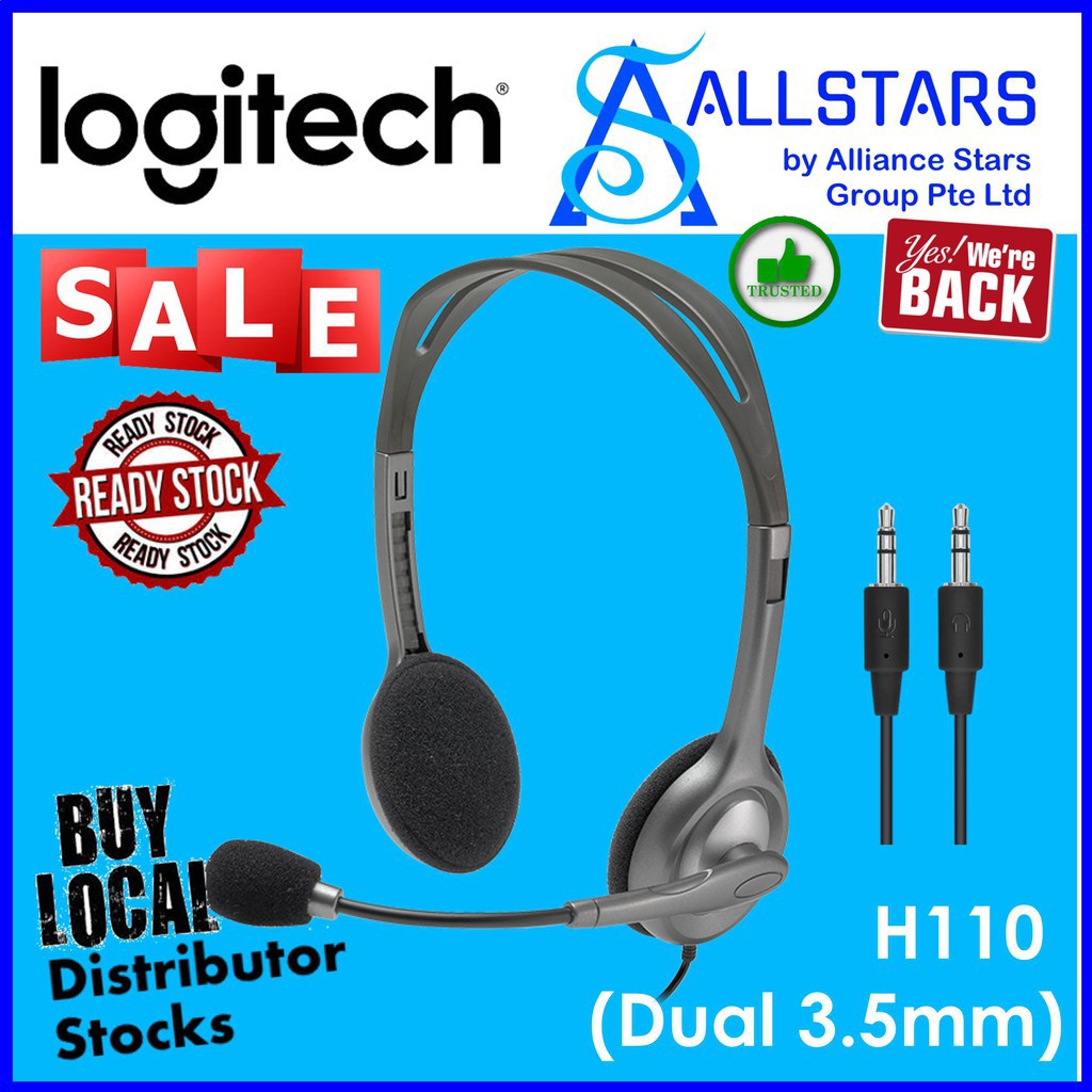 Logitech H110 Headphone, Audio, Headphones & Headsets on Carousell