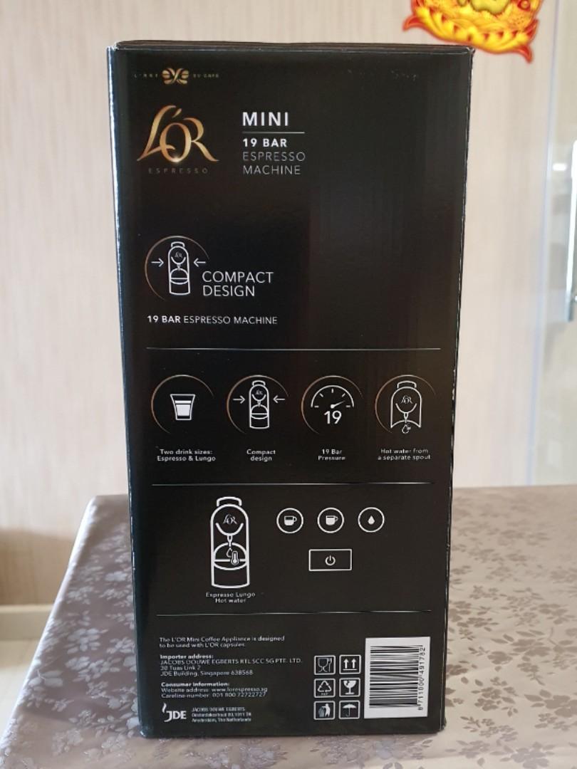L'OR mini coffee machine, TV & Home Appliances, Kitchen Appliances ...