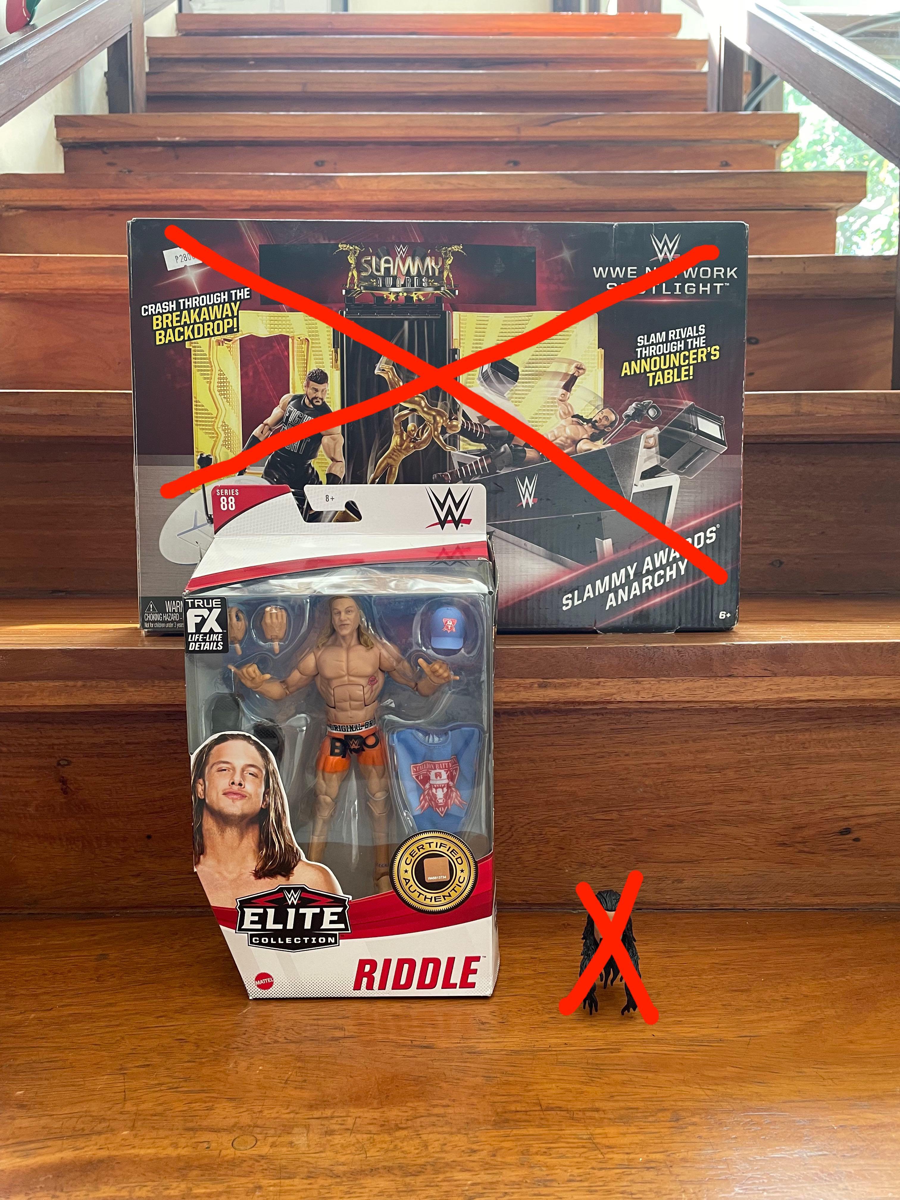 LOWERED!!! Riddle 88 / WWE Slammy Awards Anarchy Playset (wrestling ...