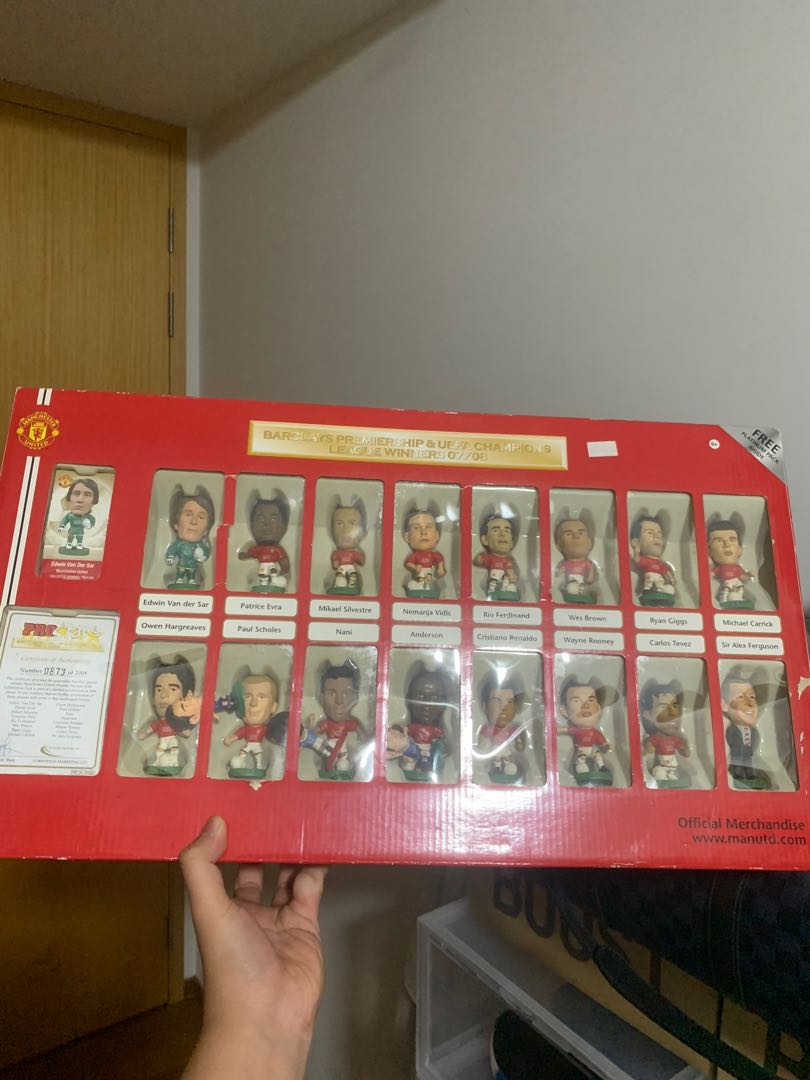 Manchester United 07/08 Champions Prostar Figurine Collectibles ...