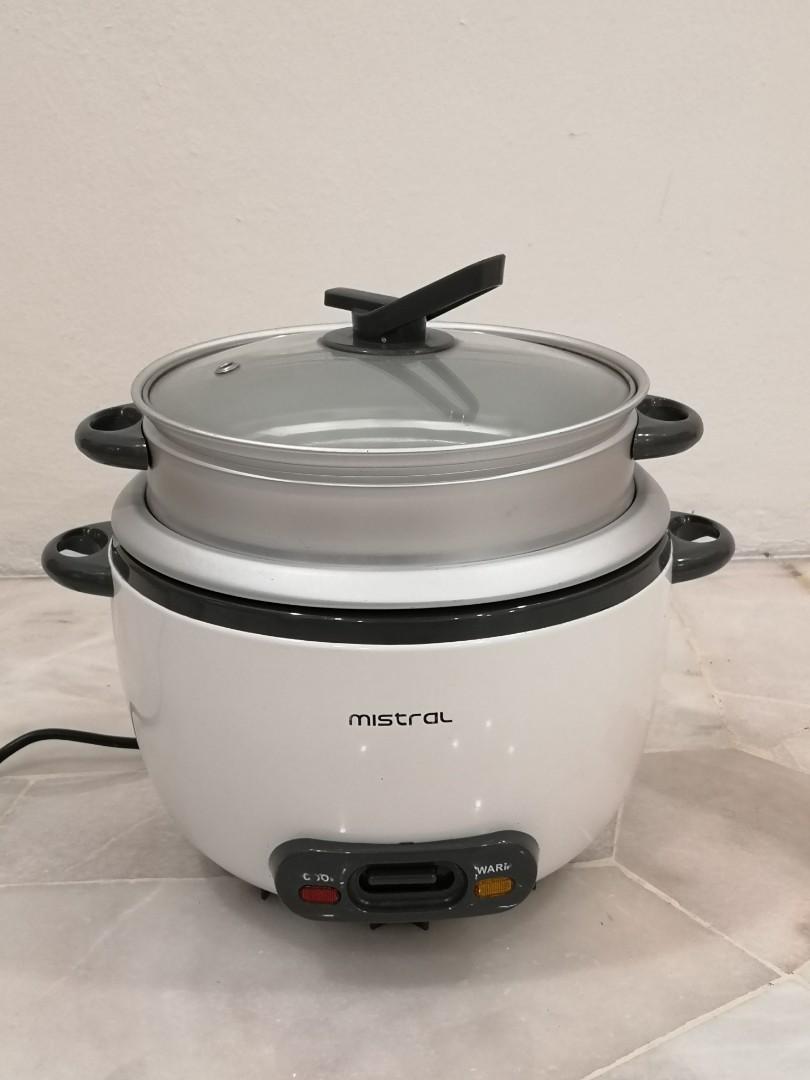 Mistral Rice Cooker MRC10D (1.8L)/Cook & Auto Keep Warm Function, TV ...