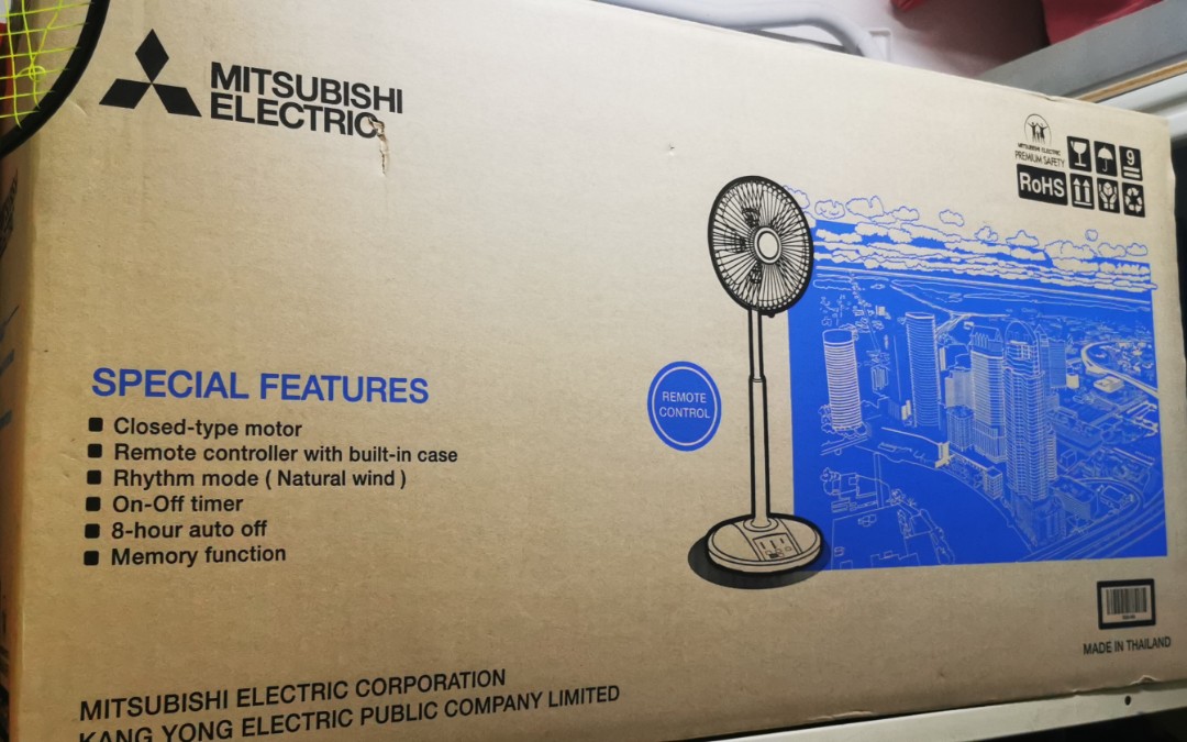MITSUBISHI STANDING FAN, TV & Home Appliances, Other Home Appliances on ...