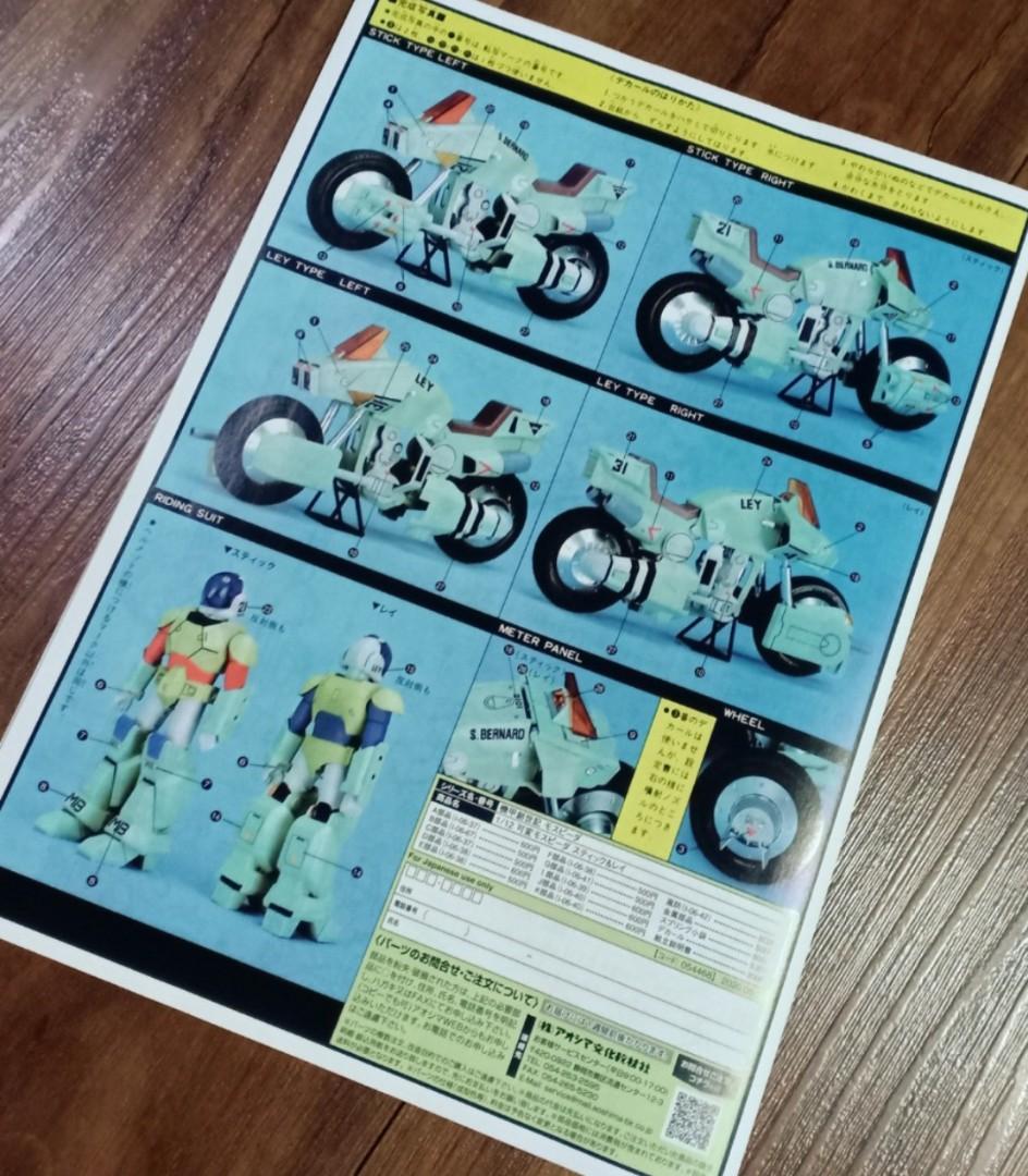 MOSPEADA Plastic Model Kit 1/12 #mustgo, Hobbies & Toys, Collectibles ...