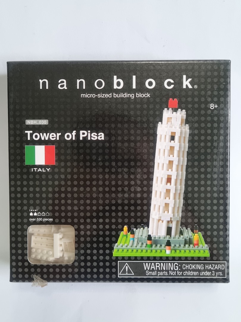 Nanoblock Tower of Pisa (NBH 030), Hobbies & Toys, Toys & Games on Carousell
