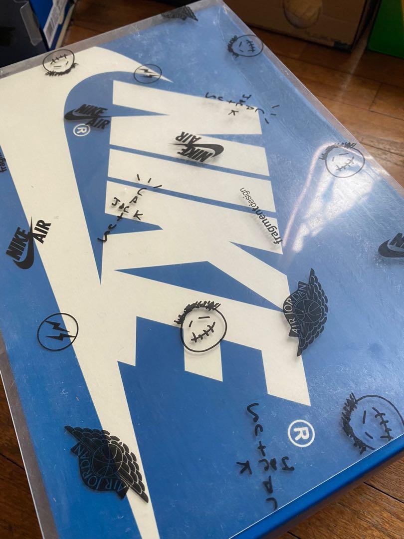 nike air jordan 1 travis scott fragment, Men's Fashion, Footwear ...