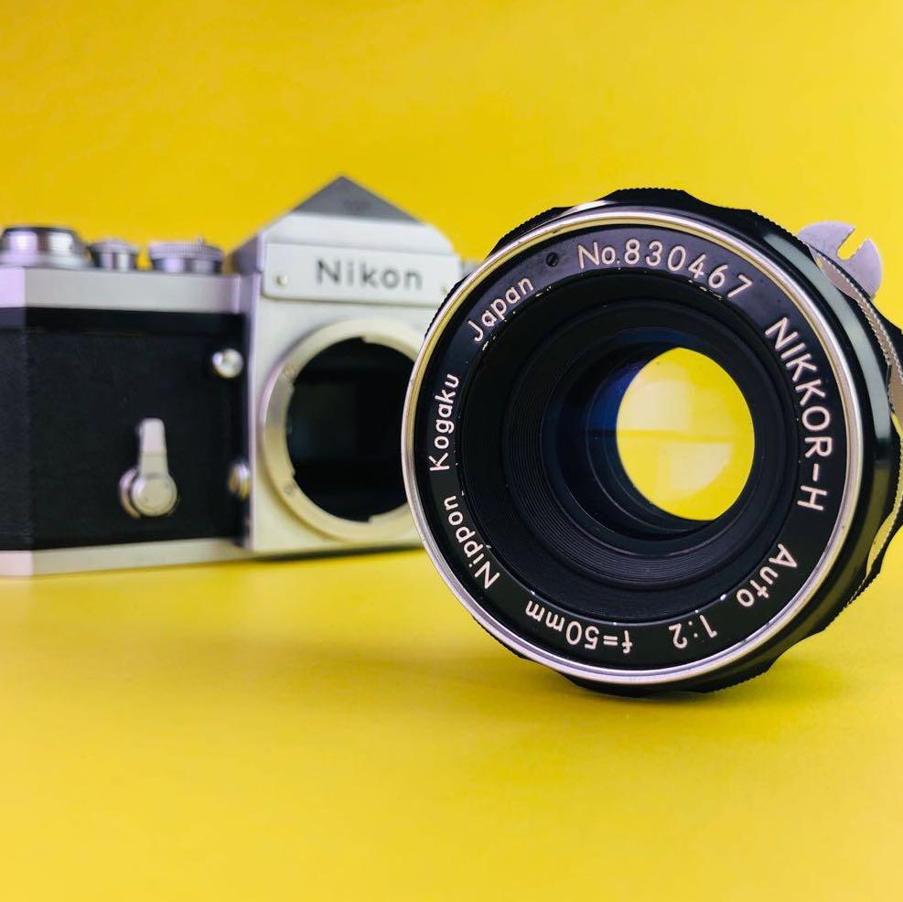 Nikon F Eye Level Finder + Nikkor 50mm F2 | Film cameras, Photography ...