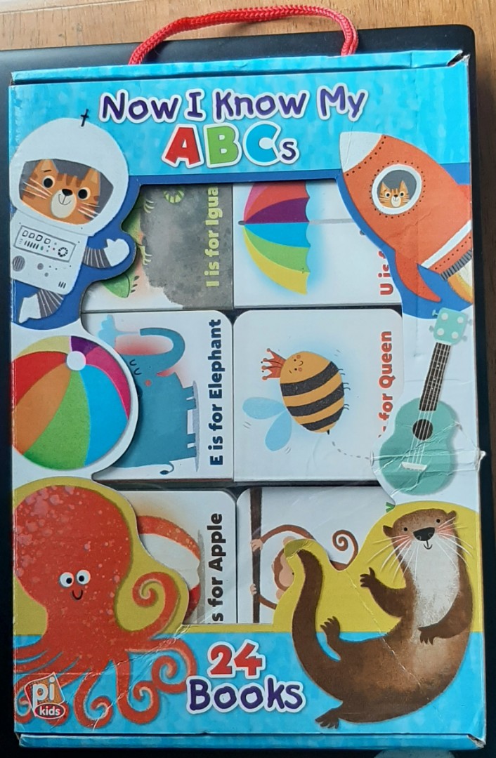 Now I Know my ABCs 24 Board Books Alphabet for Toddler Preschool Kids ...