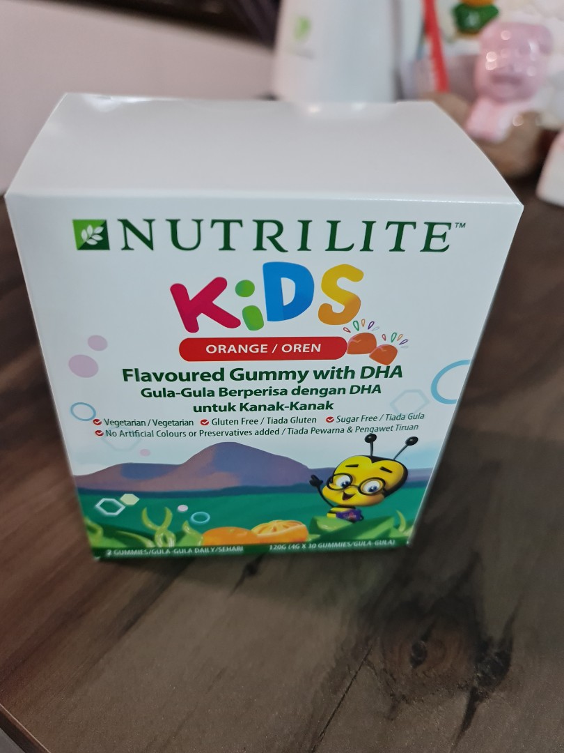 Nutrilite Kids Flavoured Gummy with DHA (4G X 30), Health & Nutrition ...