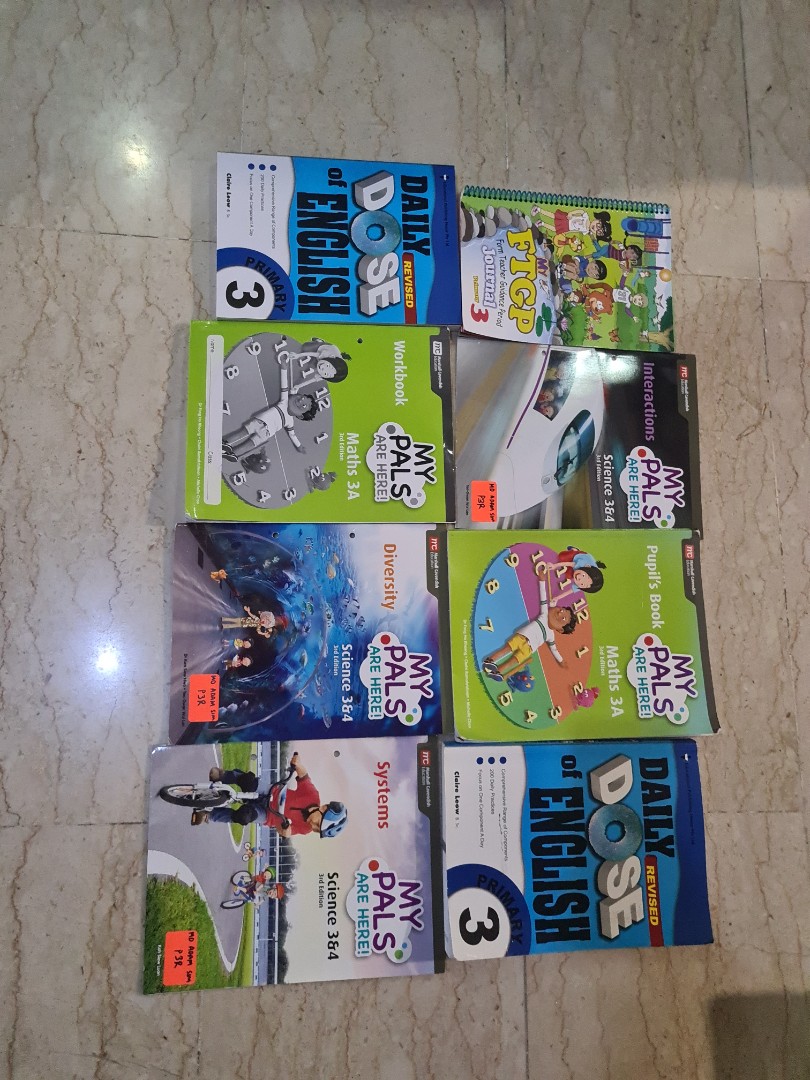 P3 Assessment books English,Math,science, Hobbies & Toys, Books ...