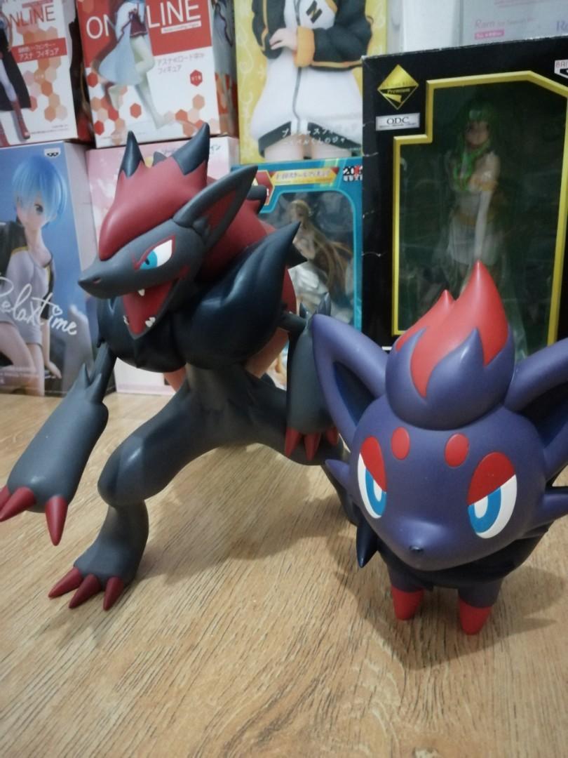 Pokemon Figure Zorua and Zoroark, Hobbies & Toys, Toys & Games on Carousell