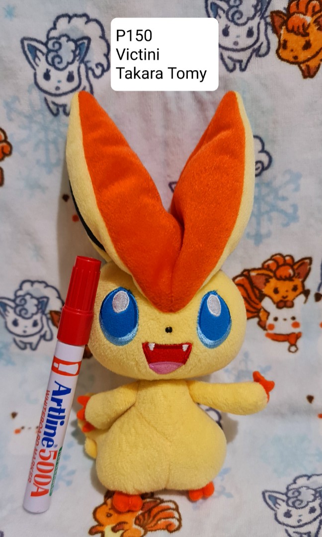 Pokemon Victini plush stuffed toy, Hobbies & Toys, Toys & Games on ...