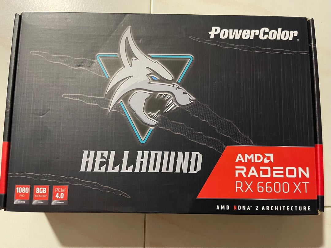 Powercolour Hellhound RX 6600 XT, Computers & Tech, Desktops on Carousell