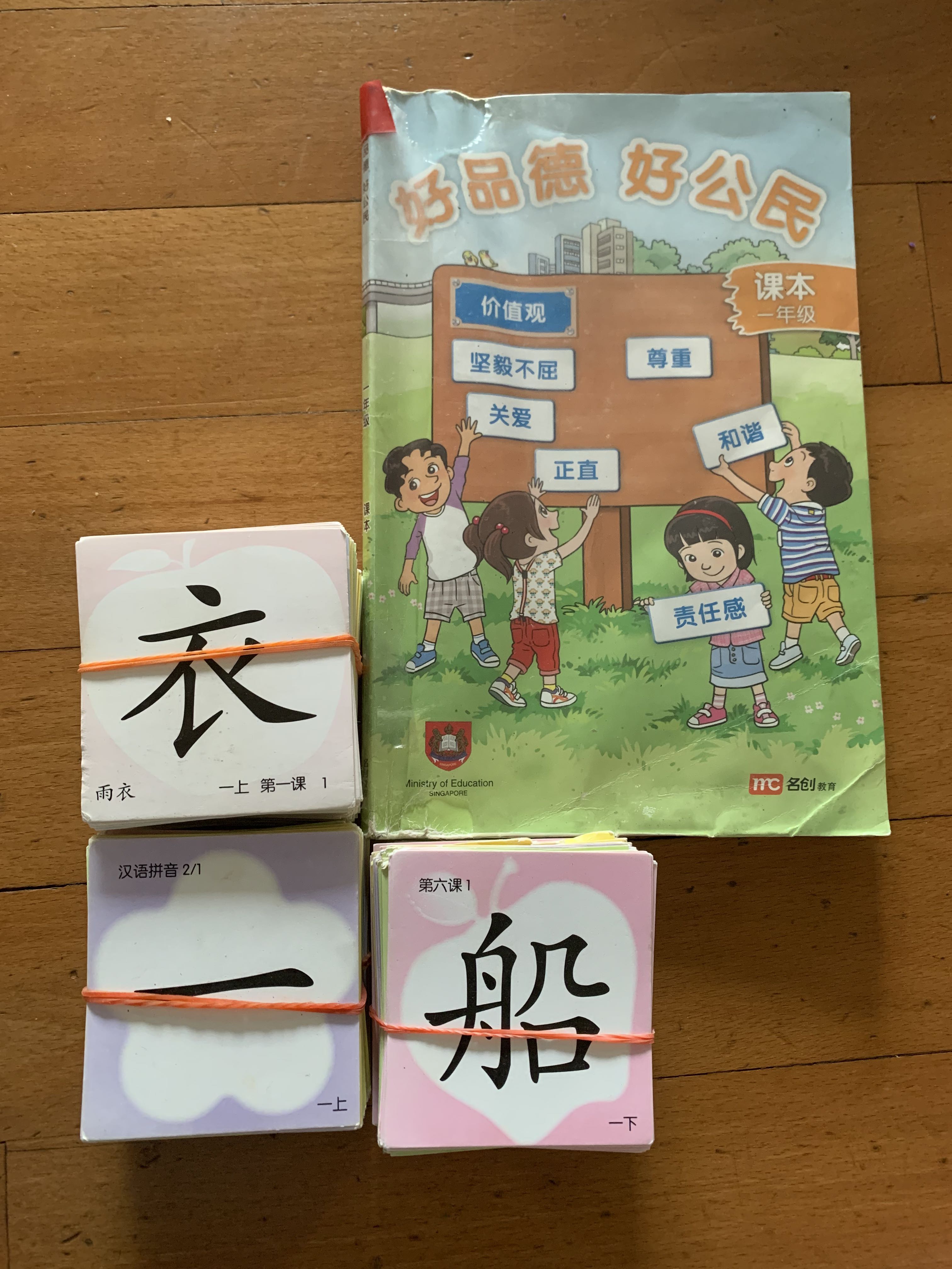 Primary 1 Chinese character flash cards, Hobbies & Toys, Books ...