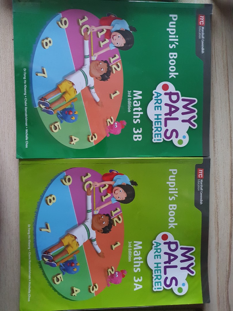 Primary 3 Maths textbook 3A and 3B, Hobbies & Toys, Books & Magazines ...