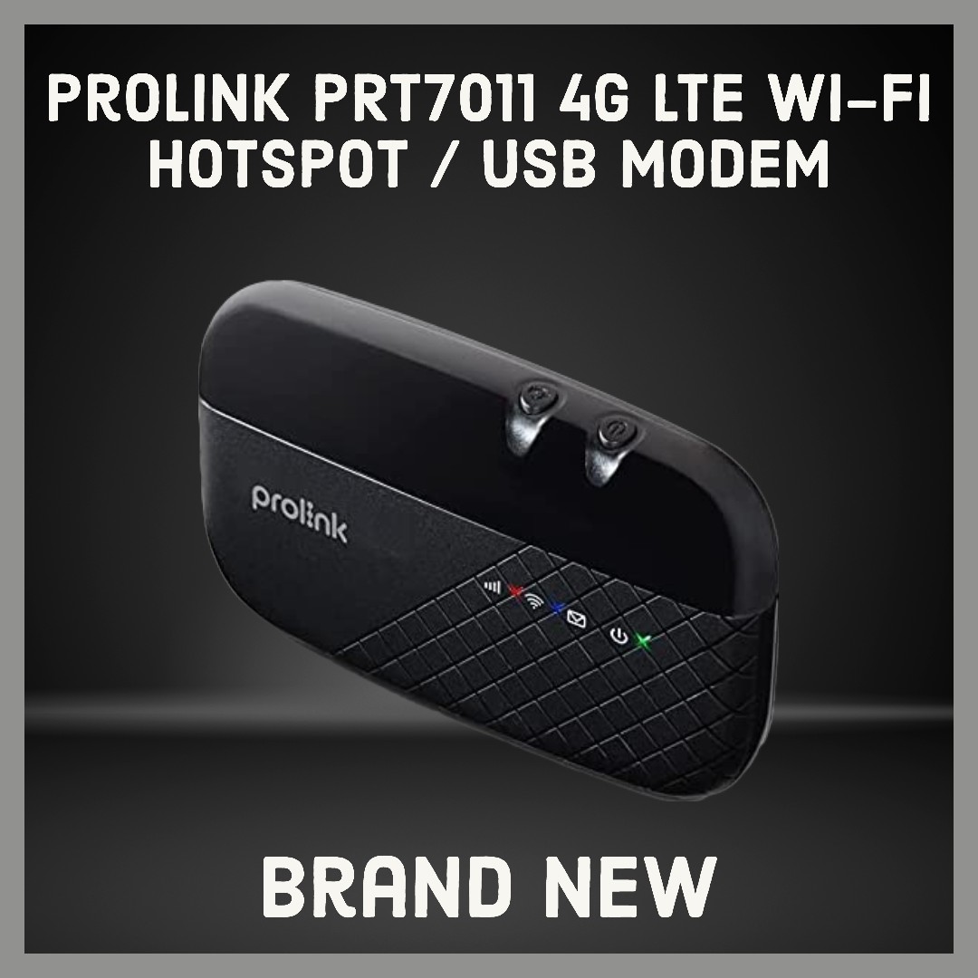 Prolink PRT7011L 4G LTE Wi-Fi Hotspot / USB Modem, Computers & Tech ...