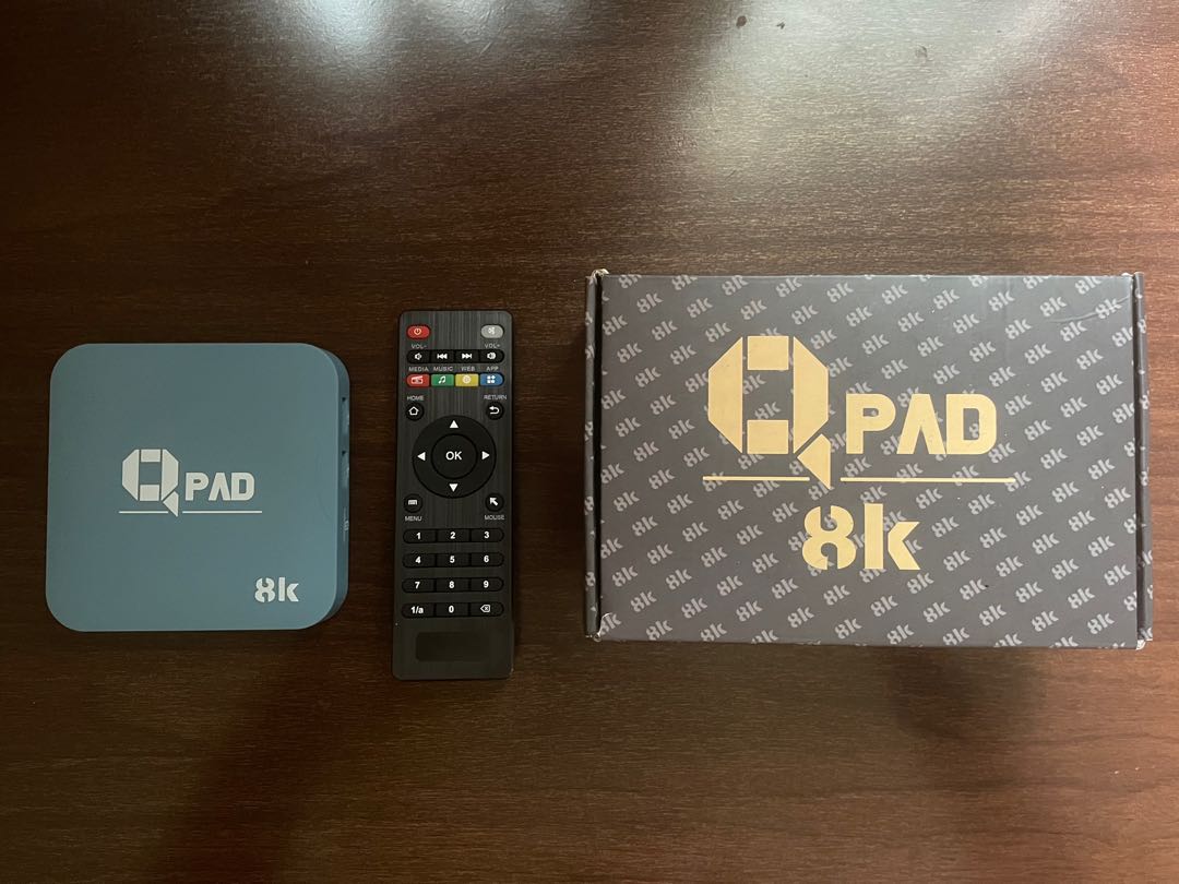 QPAD 8K UHD TV BOX , TV & Home Appliances, TV & Entertainment, TV Parts & Accessories on Carousell