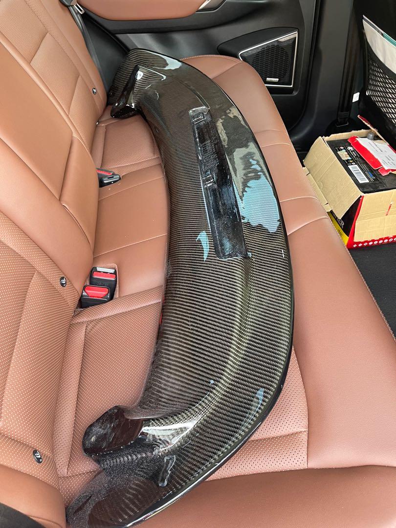 R3 spoiler for satria GTi carbon fiber CF, Auto Accessories on Carousell