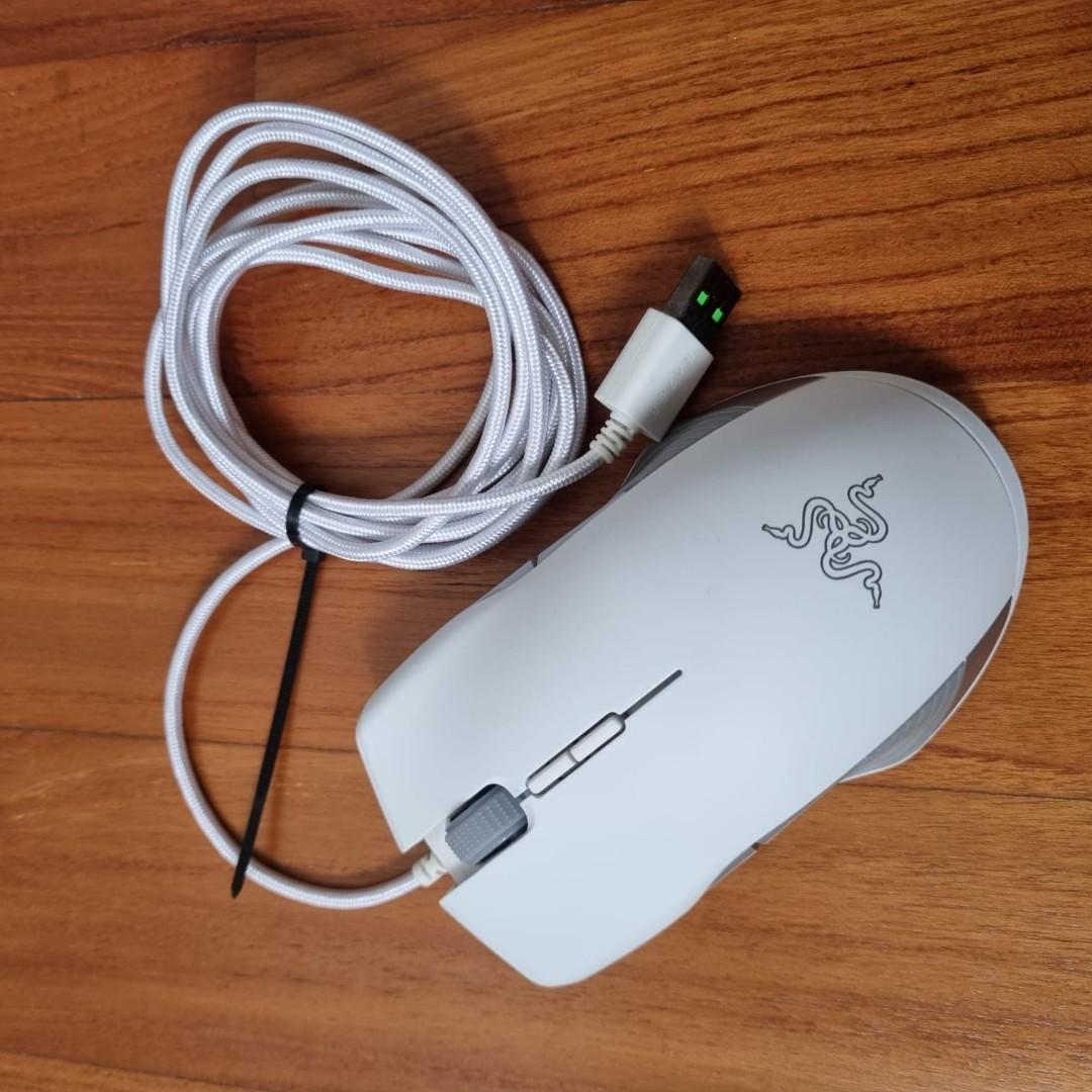 Razer Lancehead white gaming mouse, Computers & Tech, Parts ...