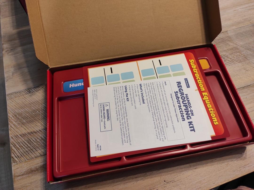 Regrouping Subtraction Kit, Hobbies & Toys, Toys & Games on Carousell