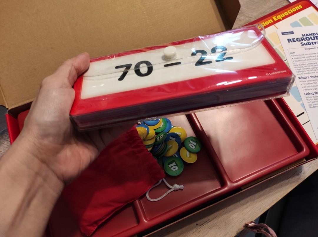 Regrouping Subtraction Kit, Hobbies & Toys, Toys & Games on Carousell
