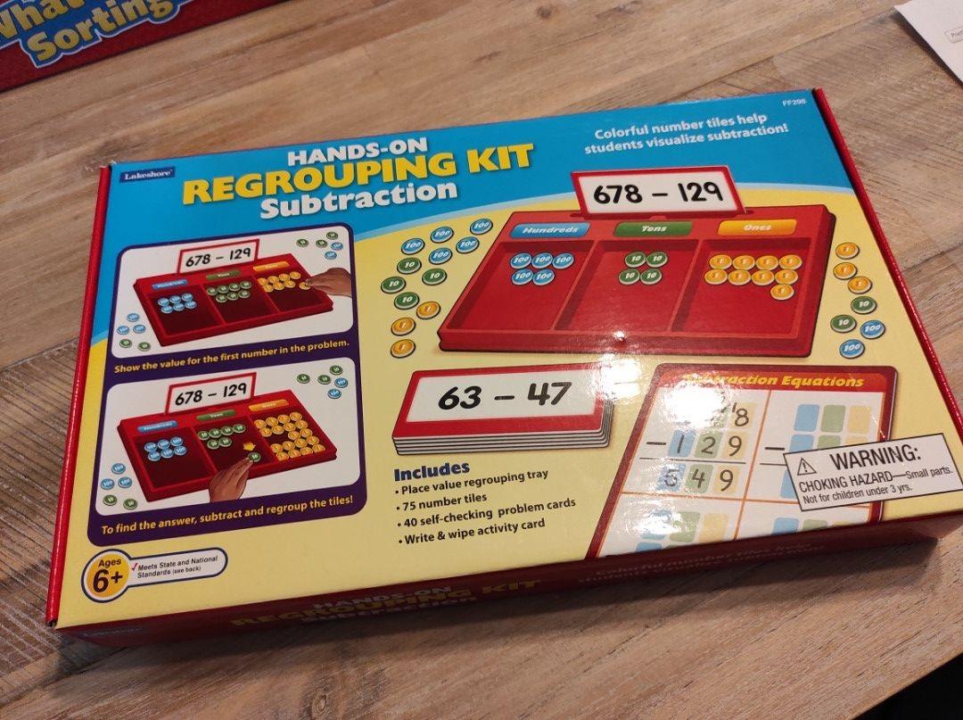 Regrouping Subtraction Kit, Hobbies & Toys, Toys & Games on Carousell