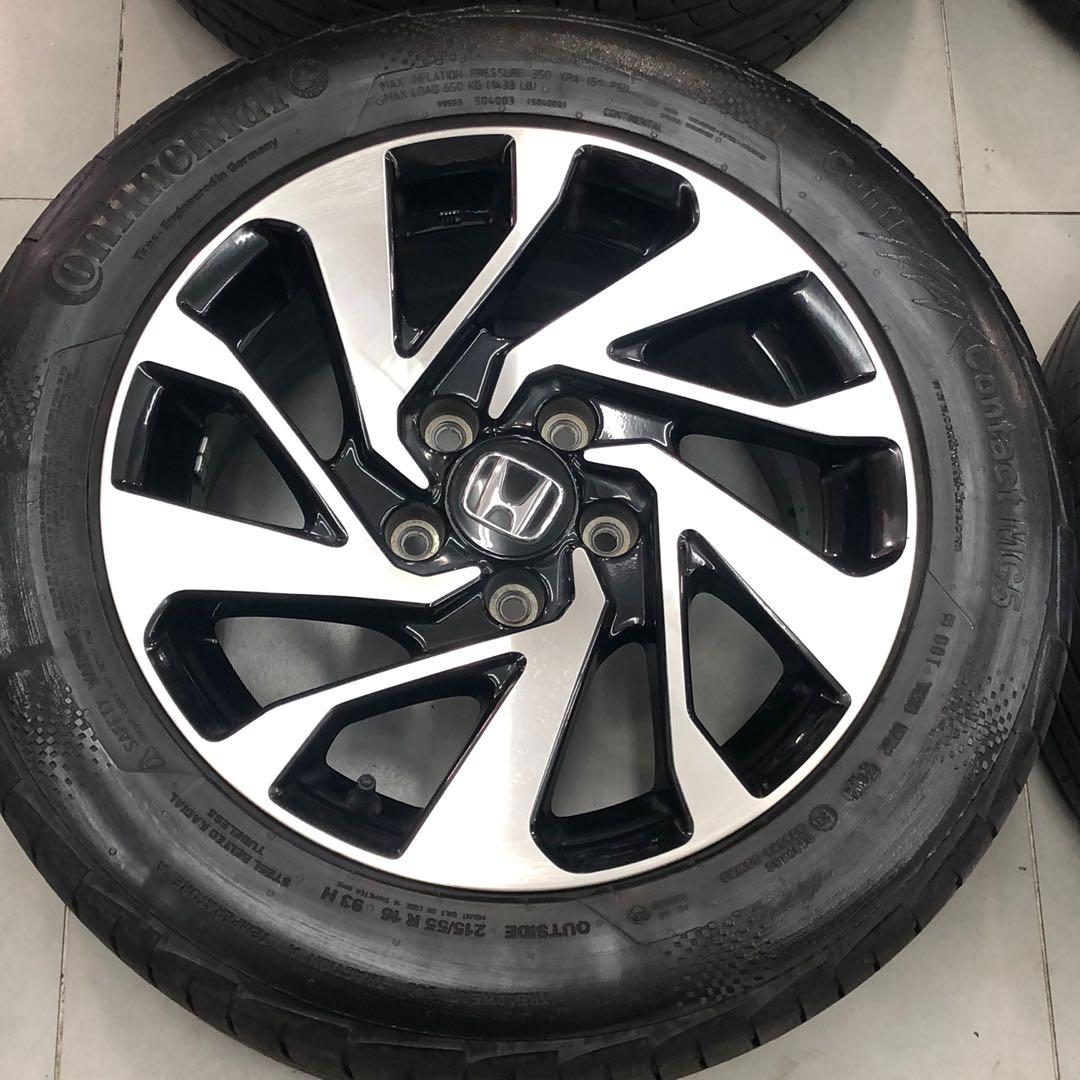 Rim Honda Civic FC 16 inci siap tayar, Auto Accessories on Carousell