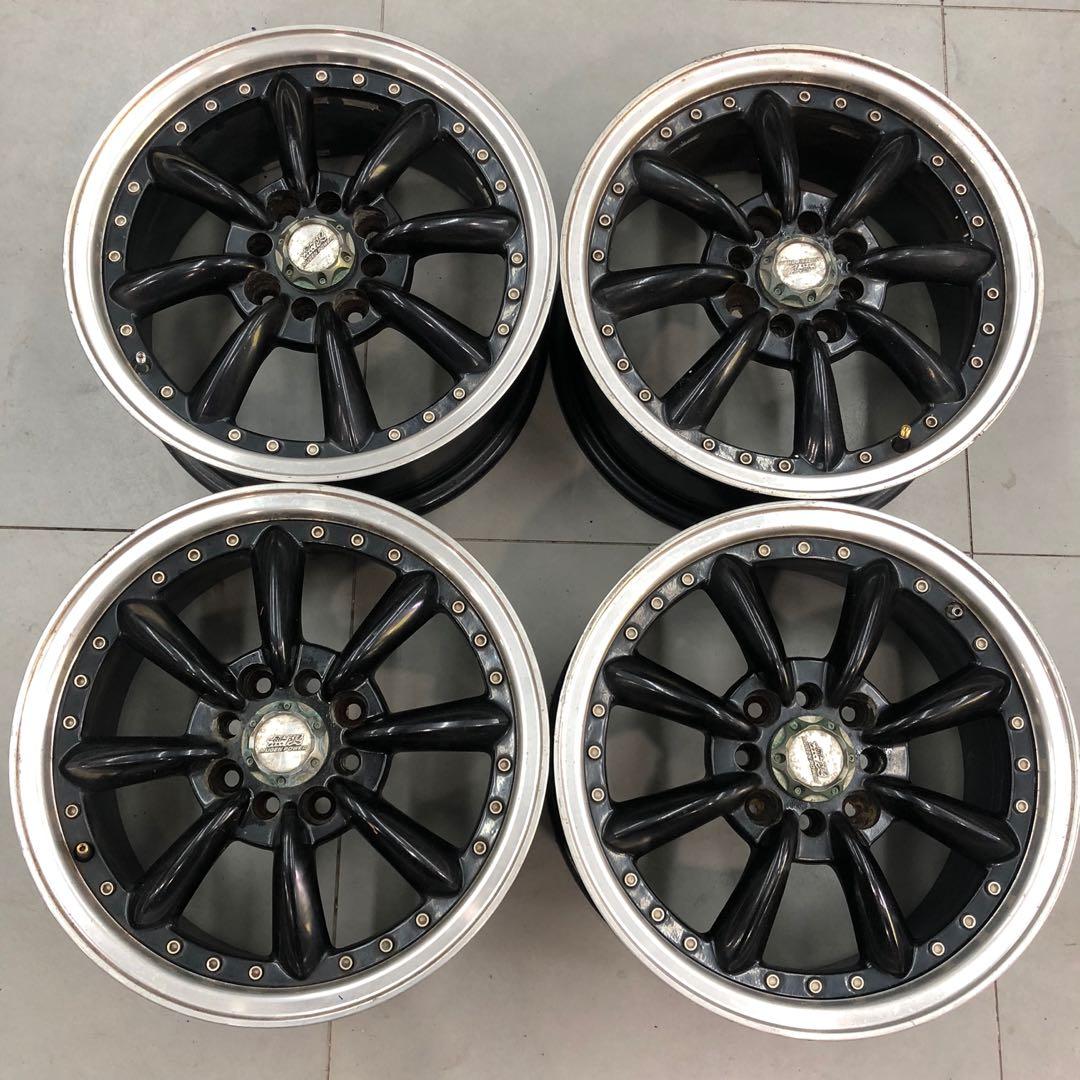 RIM WATANABE 15X6.5JJ PCD100/110 KANCIL, Auto Accessories on Carousell