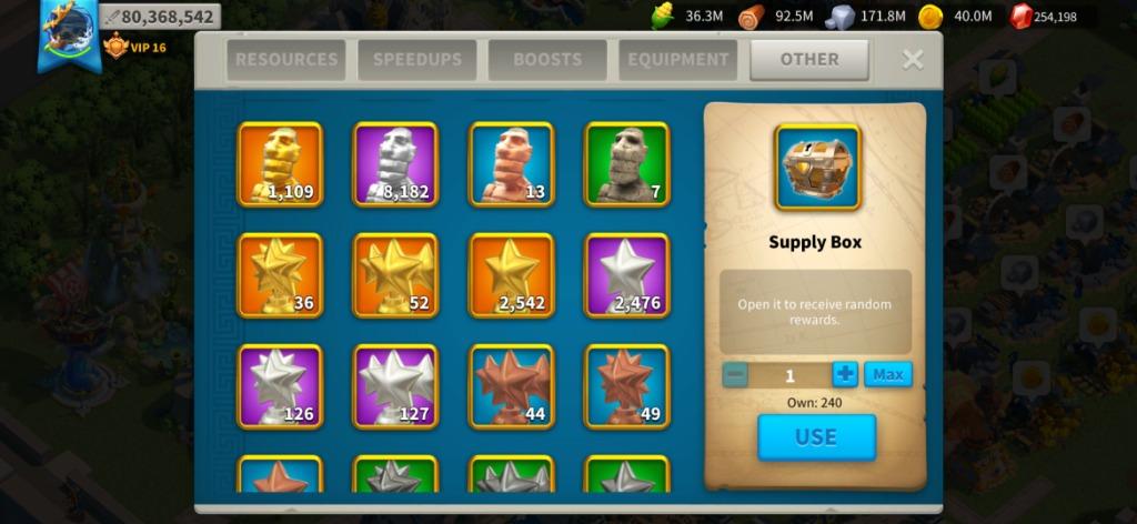 Rise of Kingdoms ROK: 80M Power Warrior Account, 1.2B Kill Pts, VIP 16 ...