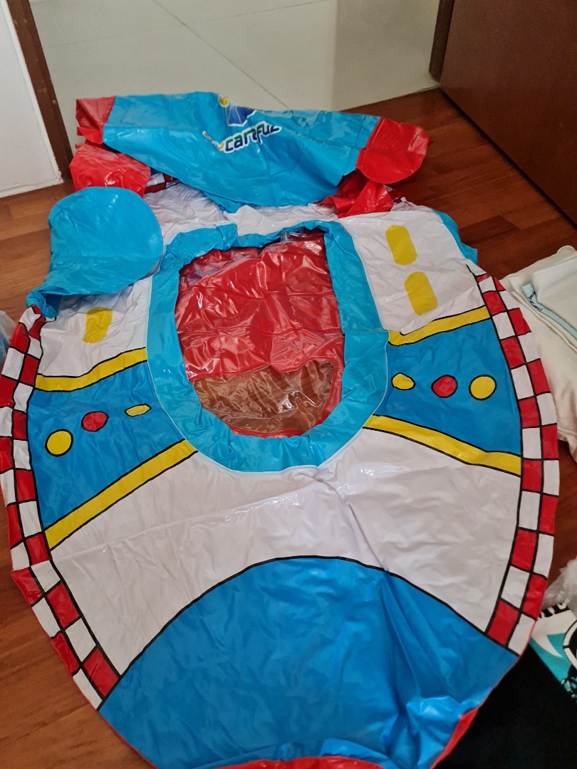 Rocket float with roof, Babies & Kids, Infant Playtime on Carousell