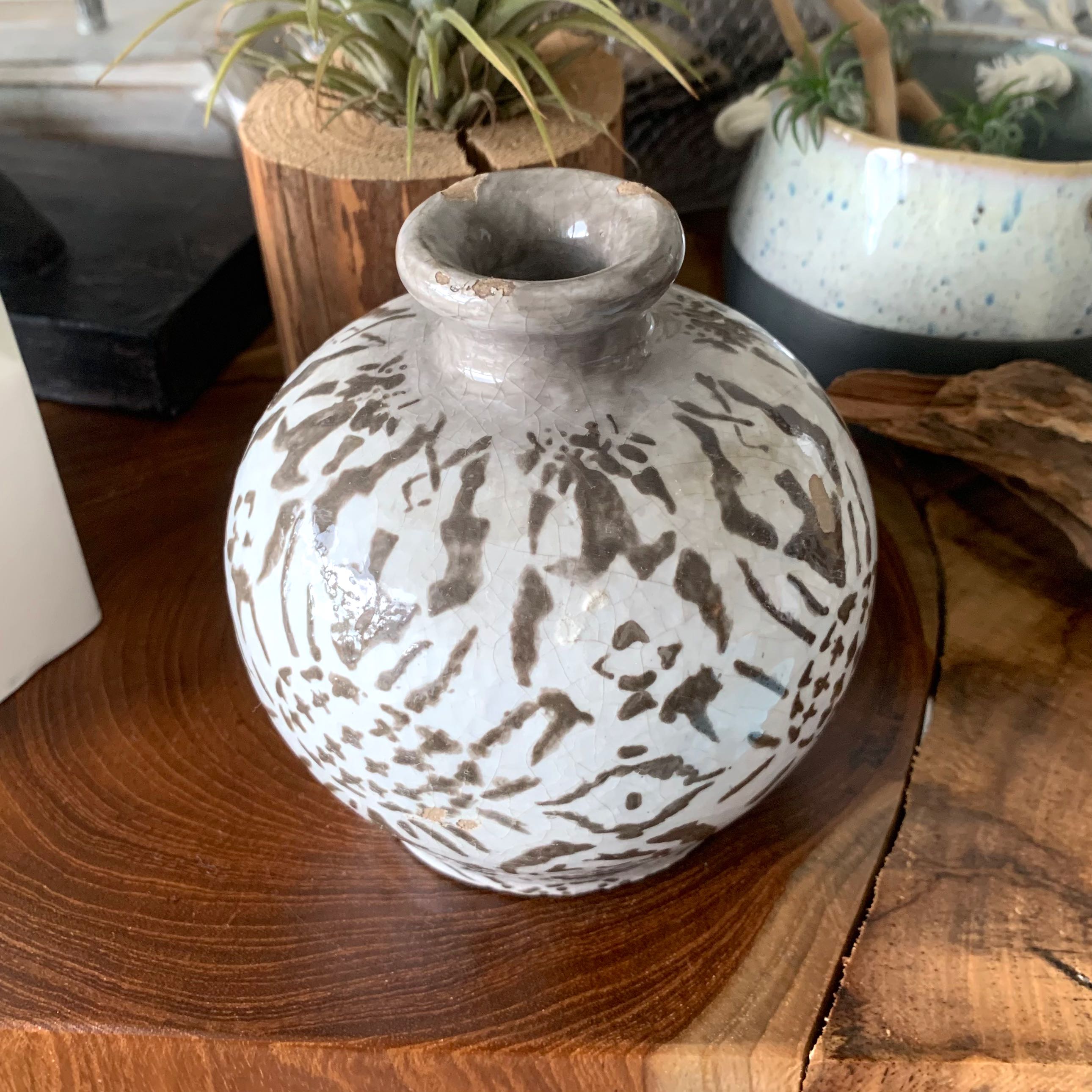 Rustic Grey Vase, Furniture & Home Living, Gardening, Pots & Planters ...