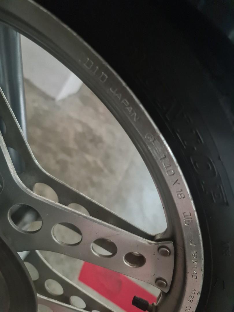 (RXZ) D.I.D Japan MBX 80 3 Screw., Motorcycles, Motorcycle Accessories ...