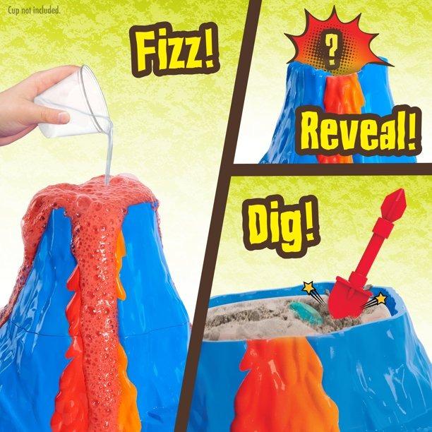 RYAN'S WORLD DINO UNIVERSE FIZZ N DIG VOLCANO SURPRISE, Hobbies & Toys ...