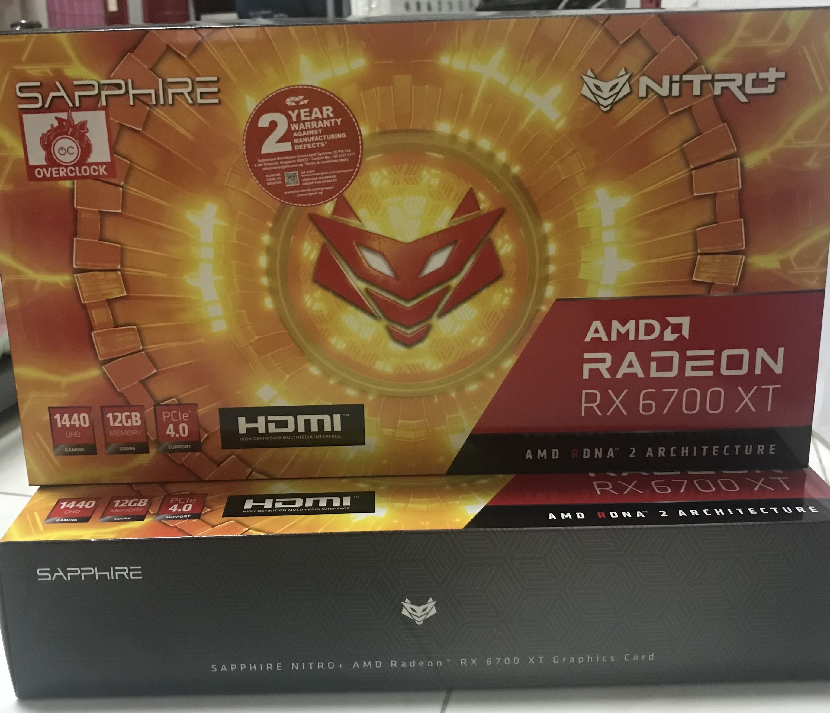 Sapphire Nitro+ Amd Radeon Rx 6700 XT, Computers & Tech, Parts ...